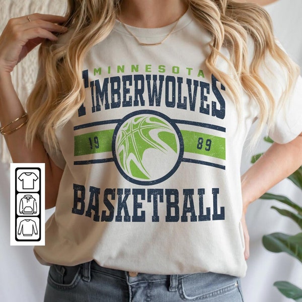 Retro Minnesota Timberwolves Sweatshirt - Etsy
