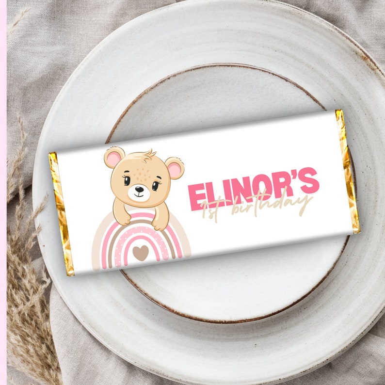 EDITABLE Chocolate Bar Wrapper PRINTABLE Template, Instant Download ...