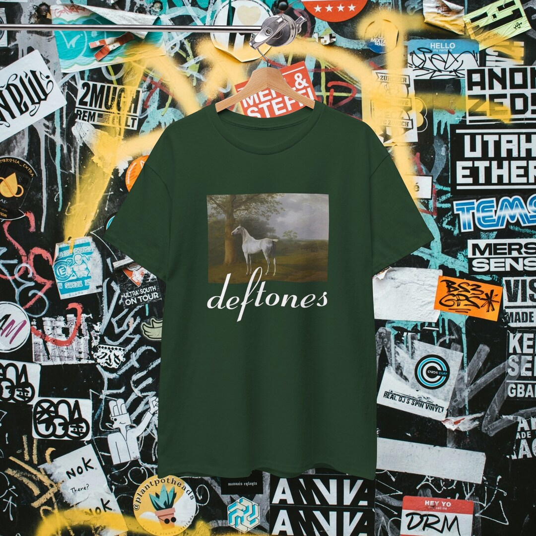 Deftones White Pony Vintage Album Style Grunge Rock Band Shirt Boxy Fit ...