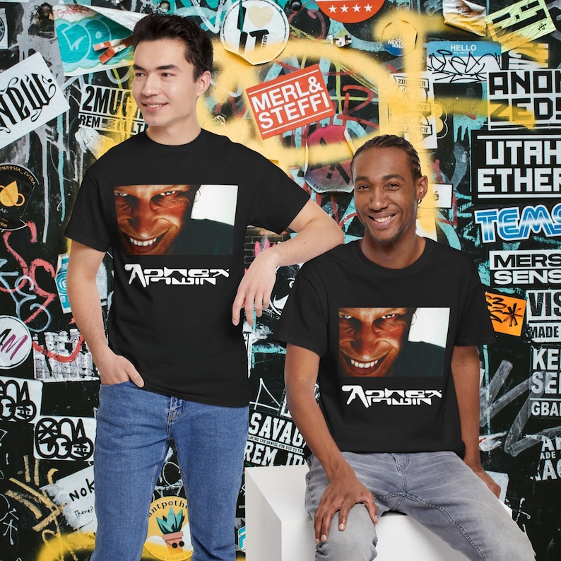 Aphex Twin Inspired Vintage Shirt Logo Band Shirt Punk Grunge Tee - Etsy