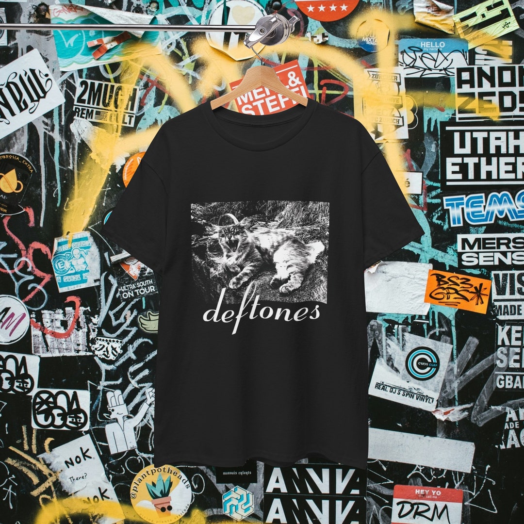 Deftones Original Adrenaline Cat Vintage Design Rare Boxy Fit Baggy ...