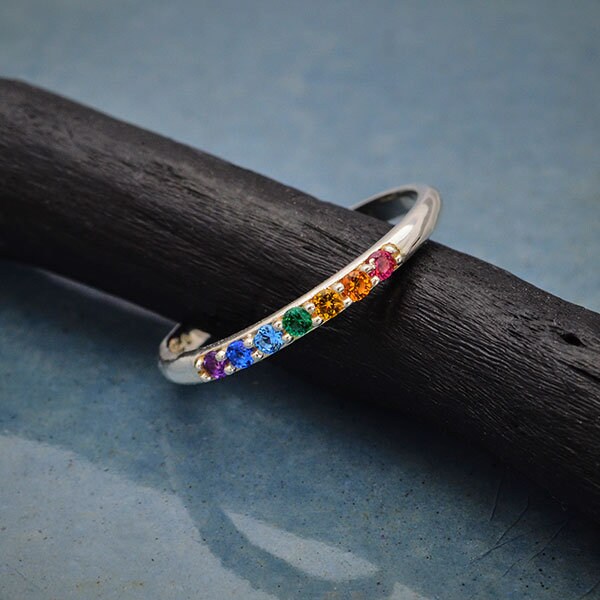 Rainbow Ring - Etsy