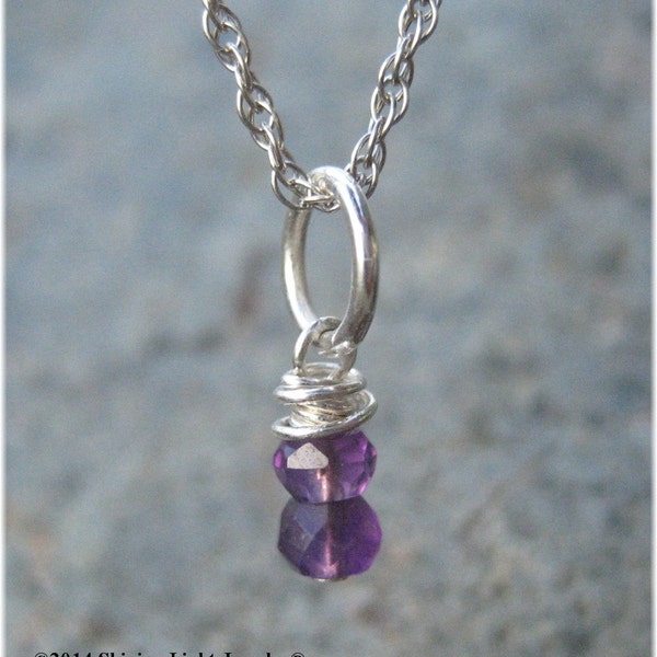 Amethyst Charm - Etsy