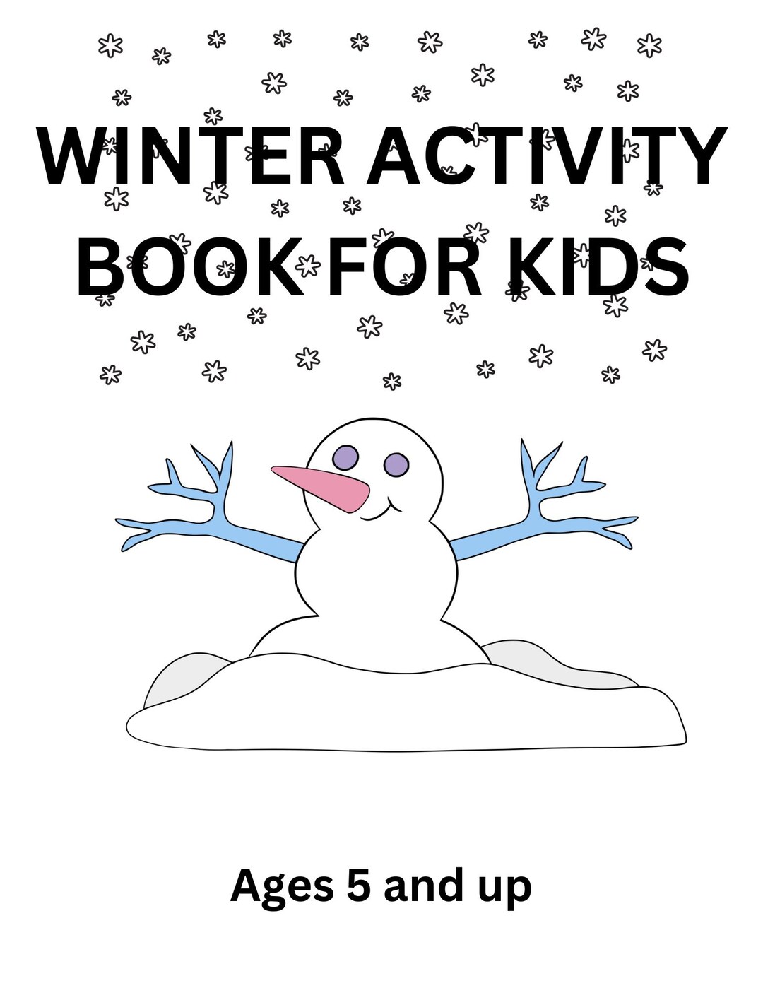Winter Activity Book for Kids Vol 1 - Etsy