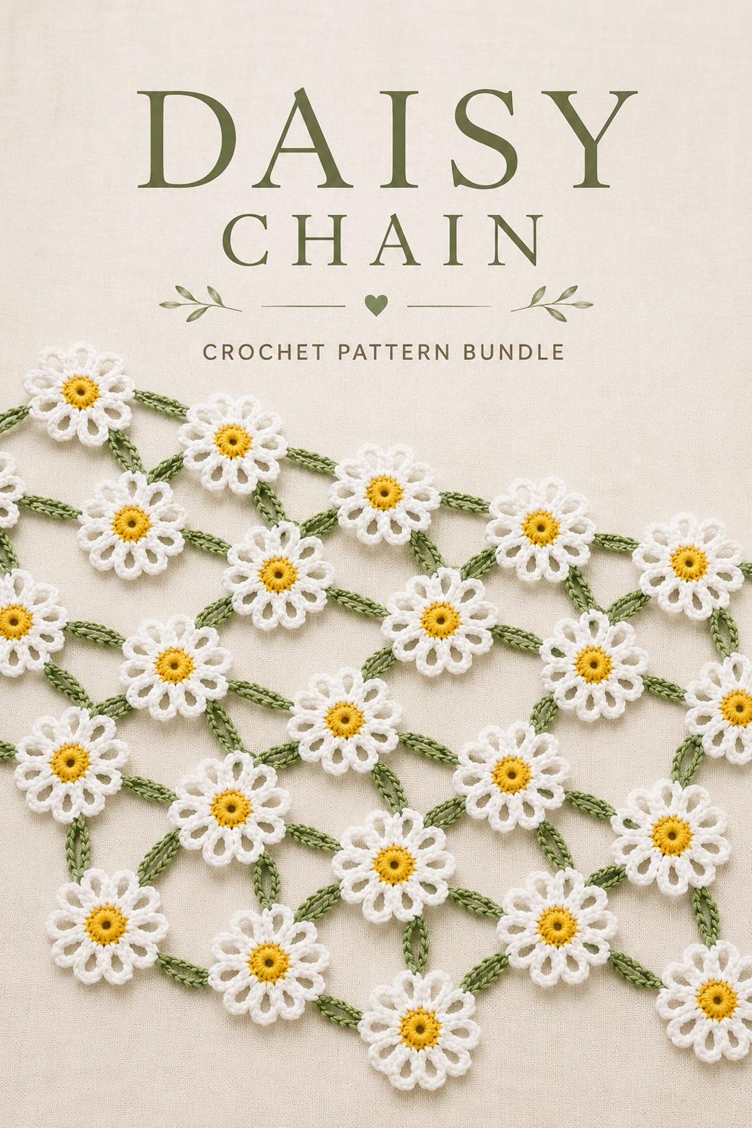 Daisy Chain Crochet Pattern - Etsy Australia
