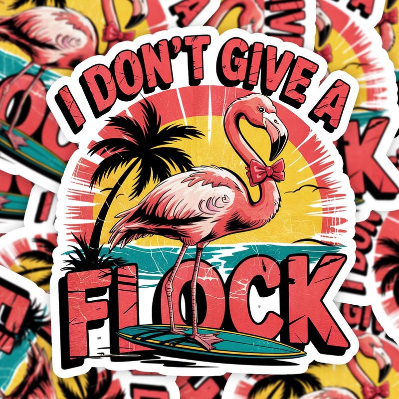 Flocked Stickers - Etsy