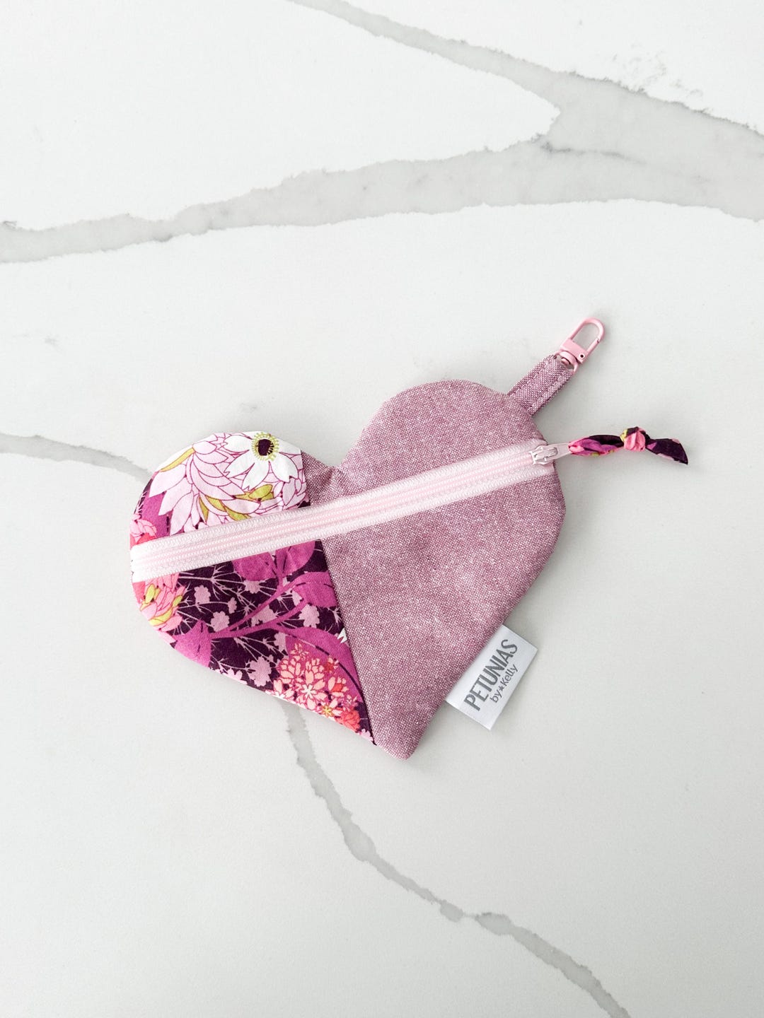 Heart Zipper Pouch, Small Makeup Bag, Cute Travel Pouch, Purse ...