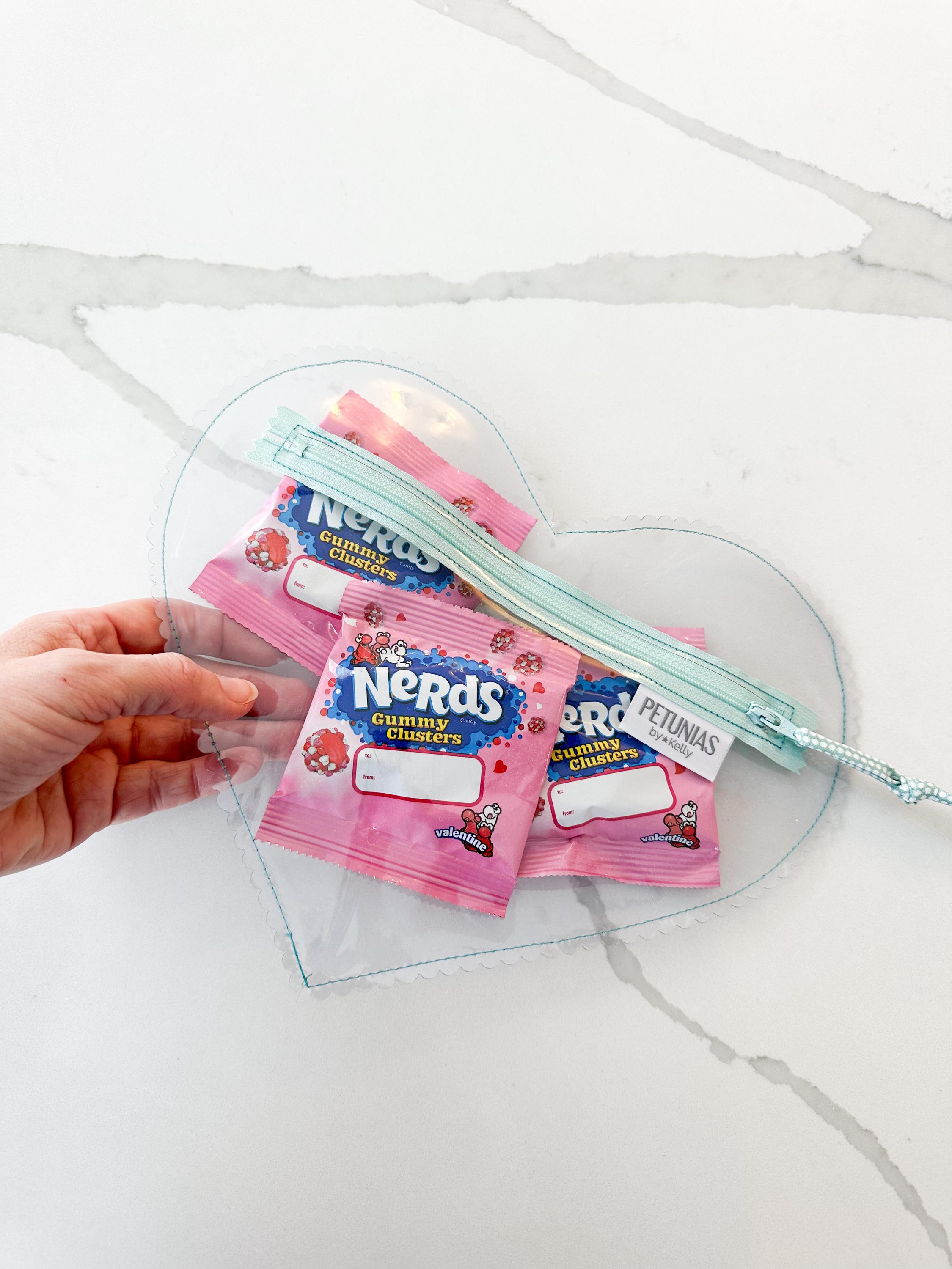 Clear Heart Zipper Pouch: Jelly Vinyl Cosmetic Travel Bag - Etsy