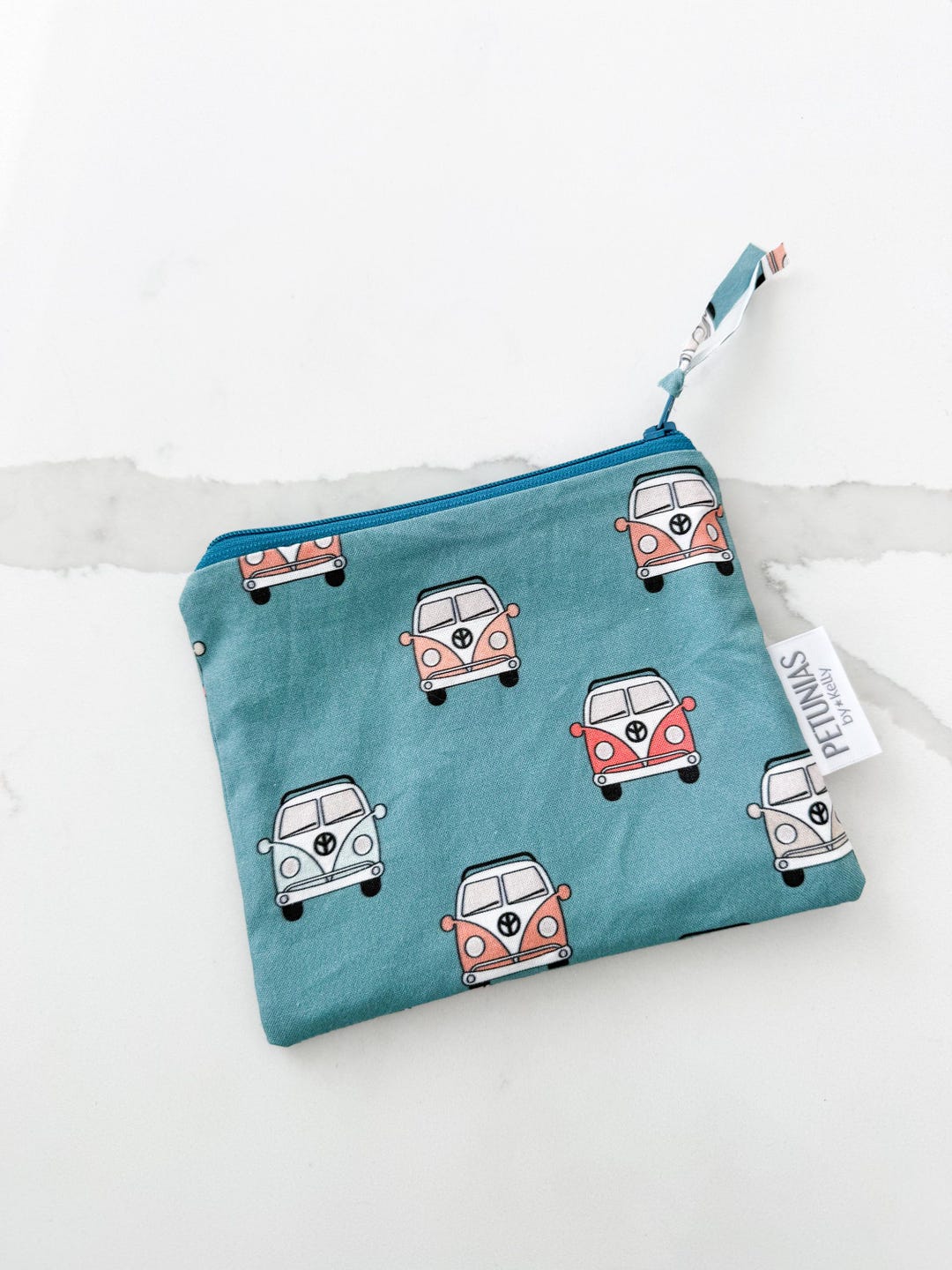Mini Wet Bag | Van Print Reusable Pouch, Travel Organizer - Etsy