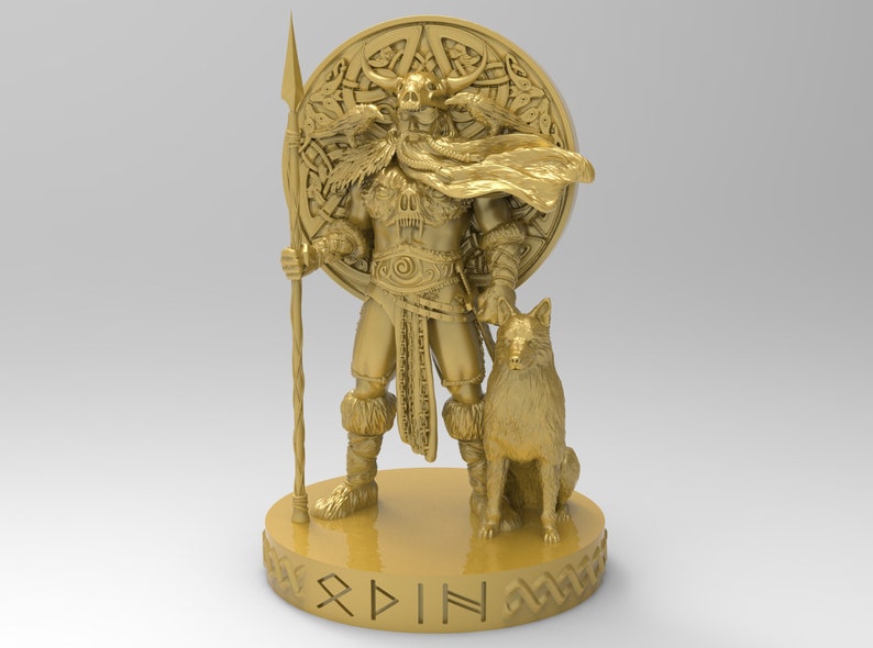 ODIN GOD of WAR Stl - Etsy