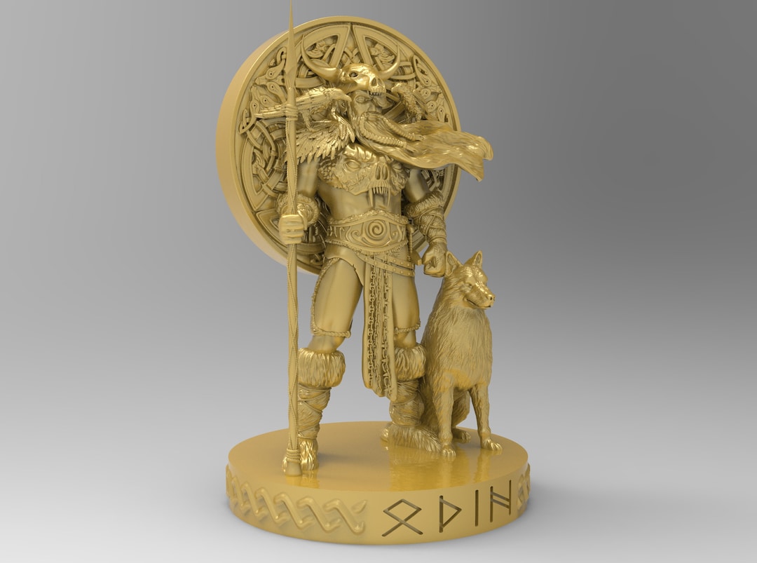 ODIN GOD of WAR Stl - Etsy