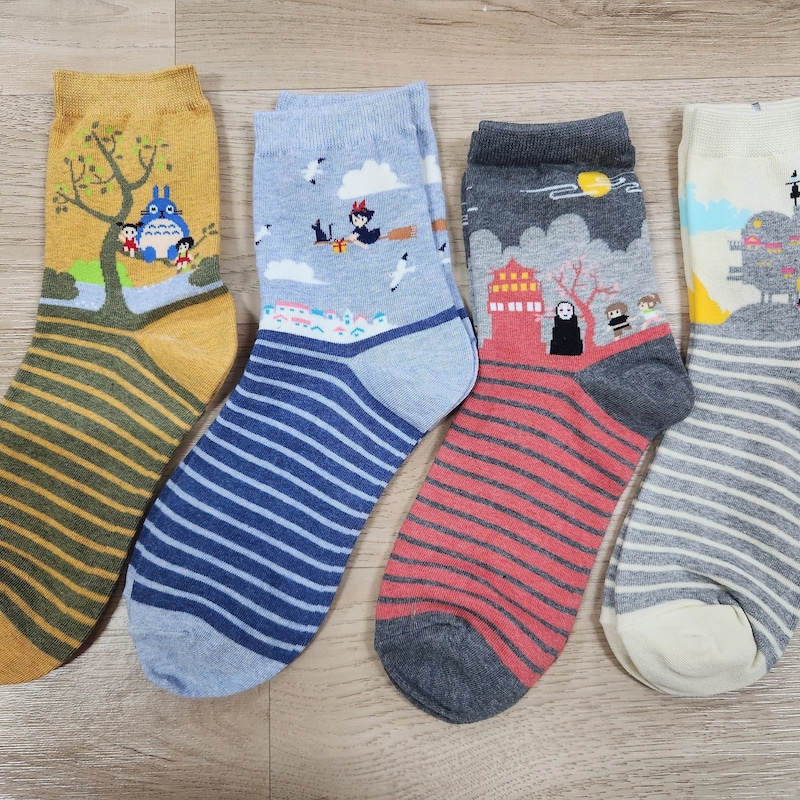 Studio Ghibli Socks Woman - Etsy