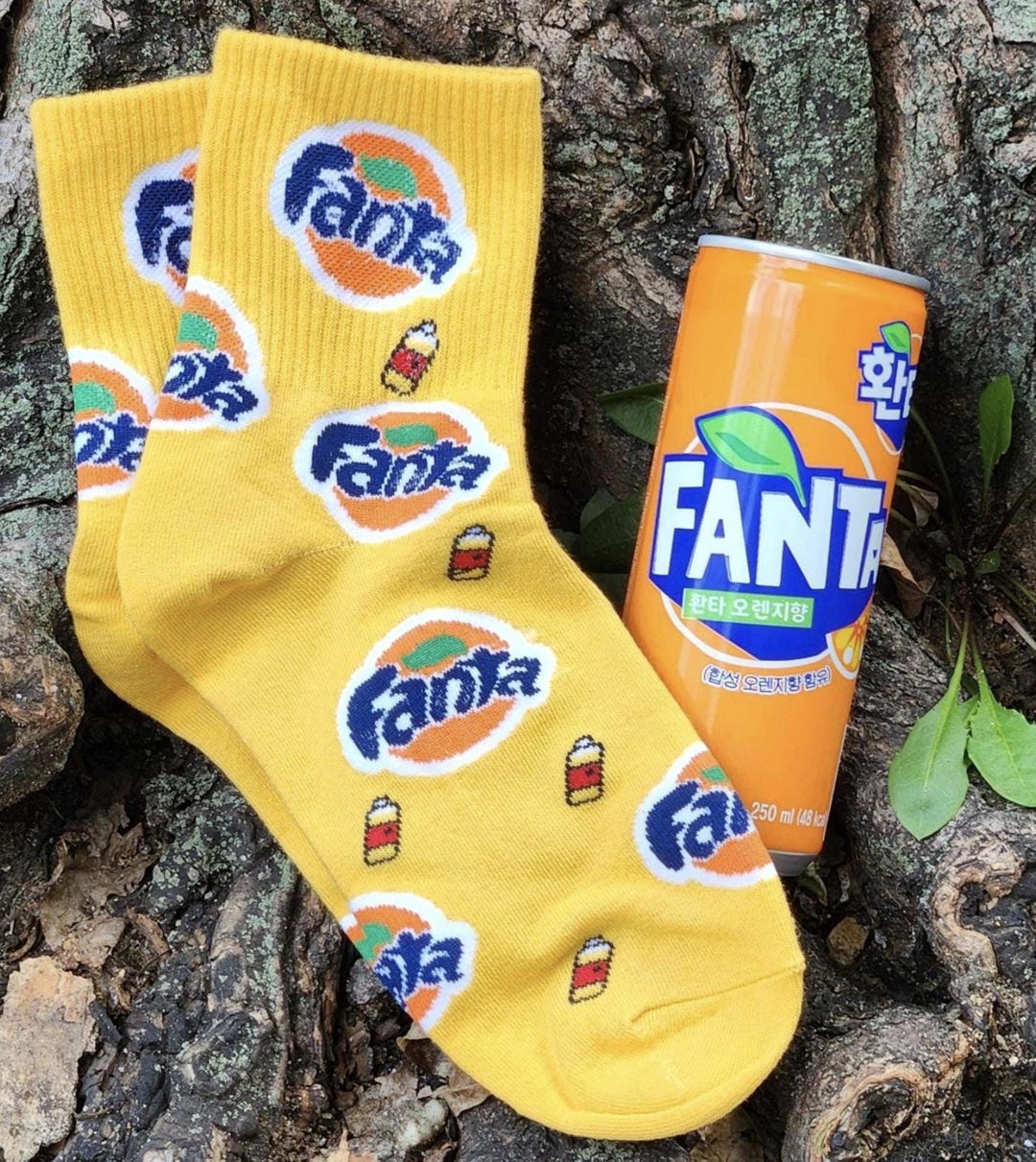 Cute Korean Fanta Socks! - Etsy