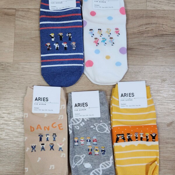 Bts Socks - Etsy