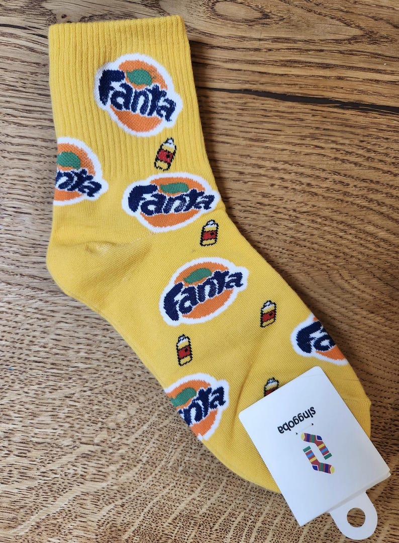 Cute Korean Fanta Socks! - Etsy