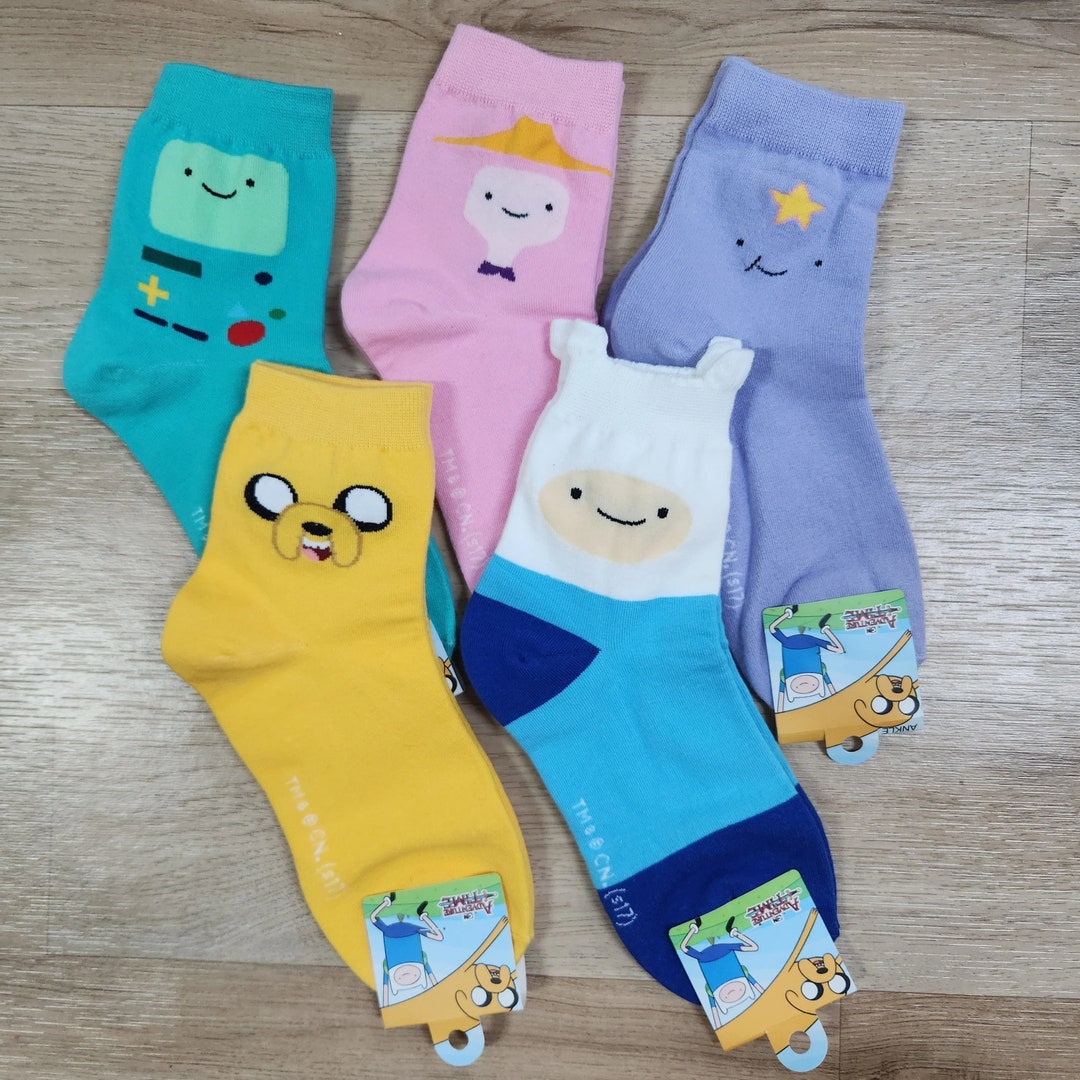 Cute Korean Adventure Time Sock Bundle! - Etsy