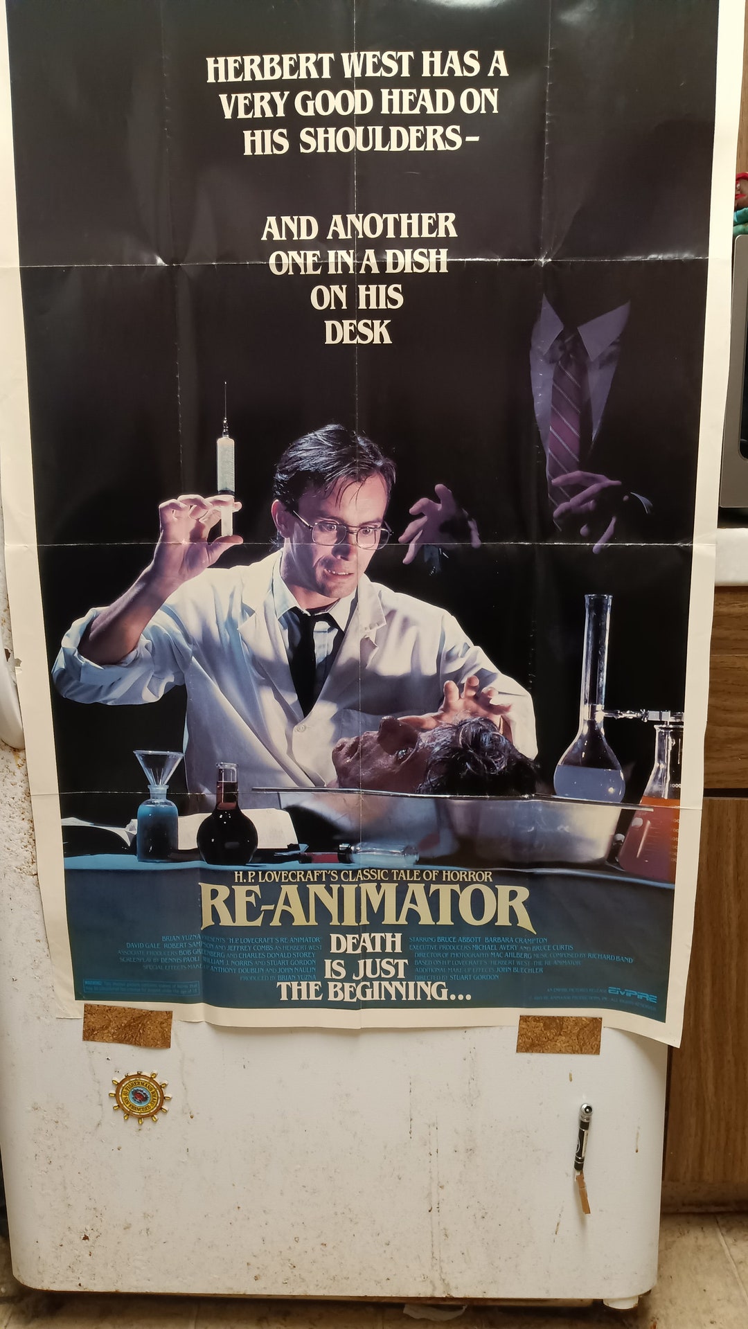 Original REANIMATOR Theater Poster - Etsy