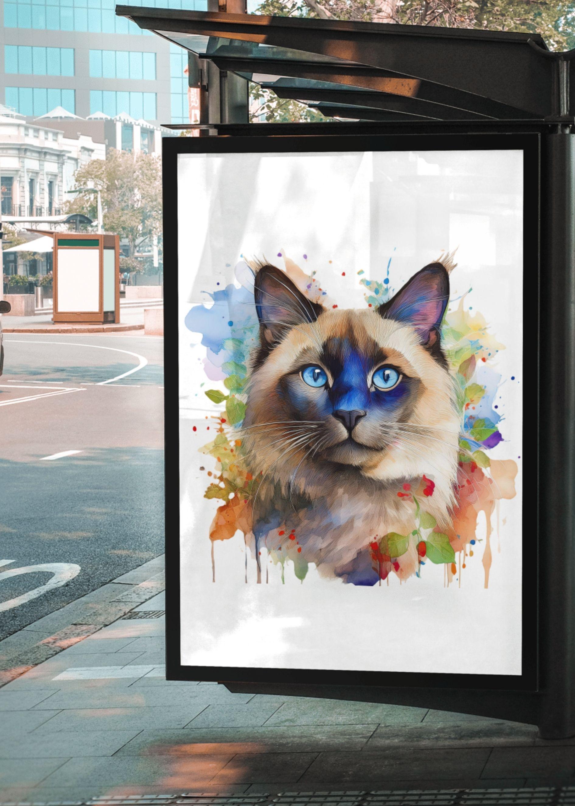 Lebanese Cat Clipart, Archivo JPG, Mascotas, Raza Libanés, Ojos Azules ...