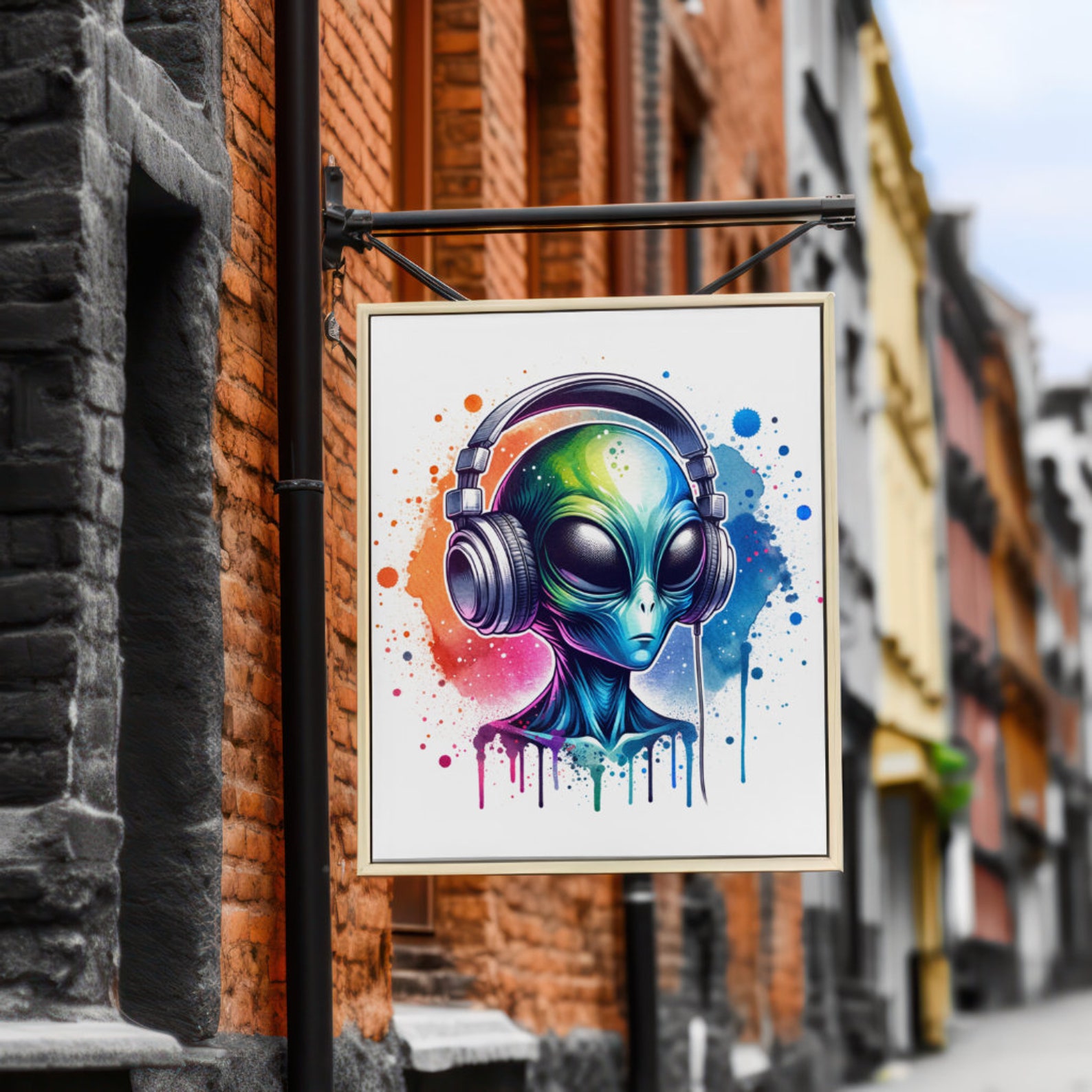 Imagen Prediseñada Alien Moderno, Archivo De Descarga De Alta Calidad ...