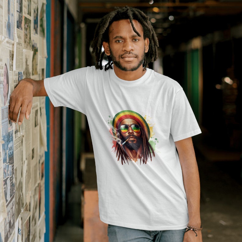 Jamaican Reggae Man, Archivo De Descarga JPG, Arte Imprimible, Clipart ...
