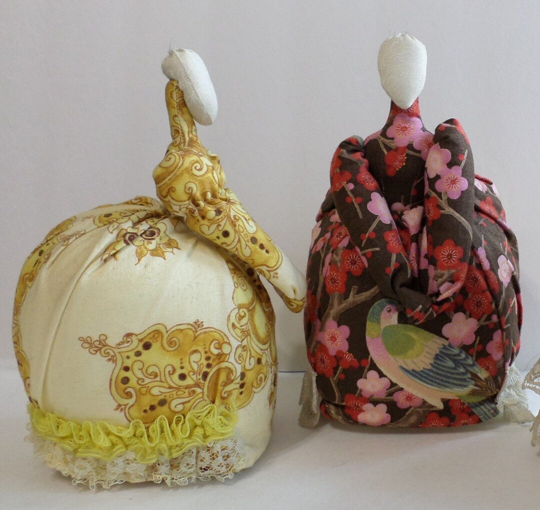 Victorian Pincushion Doll Sewing Pattern: DIY Cloth Doll Tutorial (PDF ...