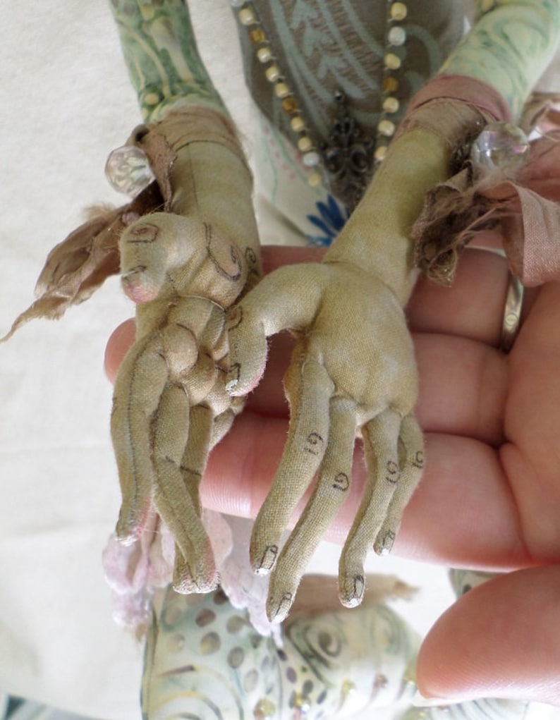 Online Class DIY Digital Online E-class Class Art Doll Hands - Etsy