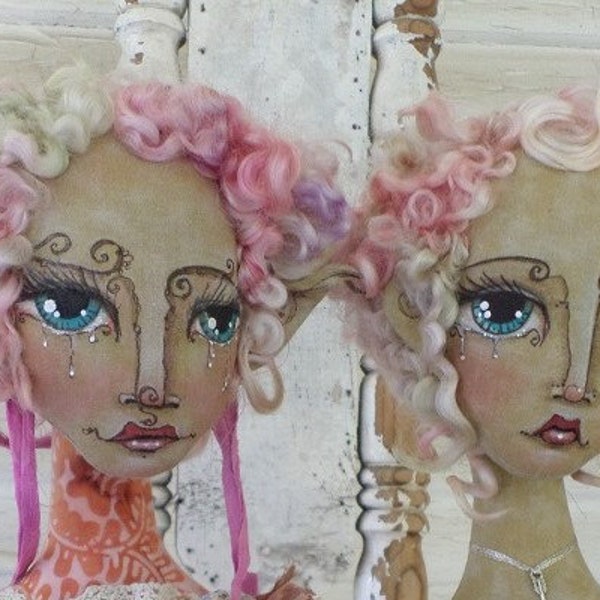 Fabric Doll Face - Etsy