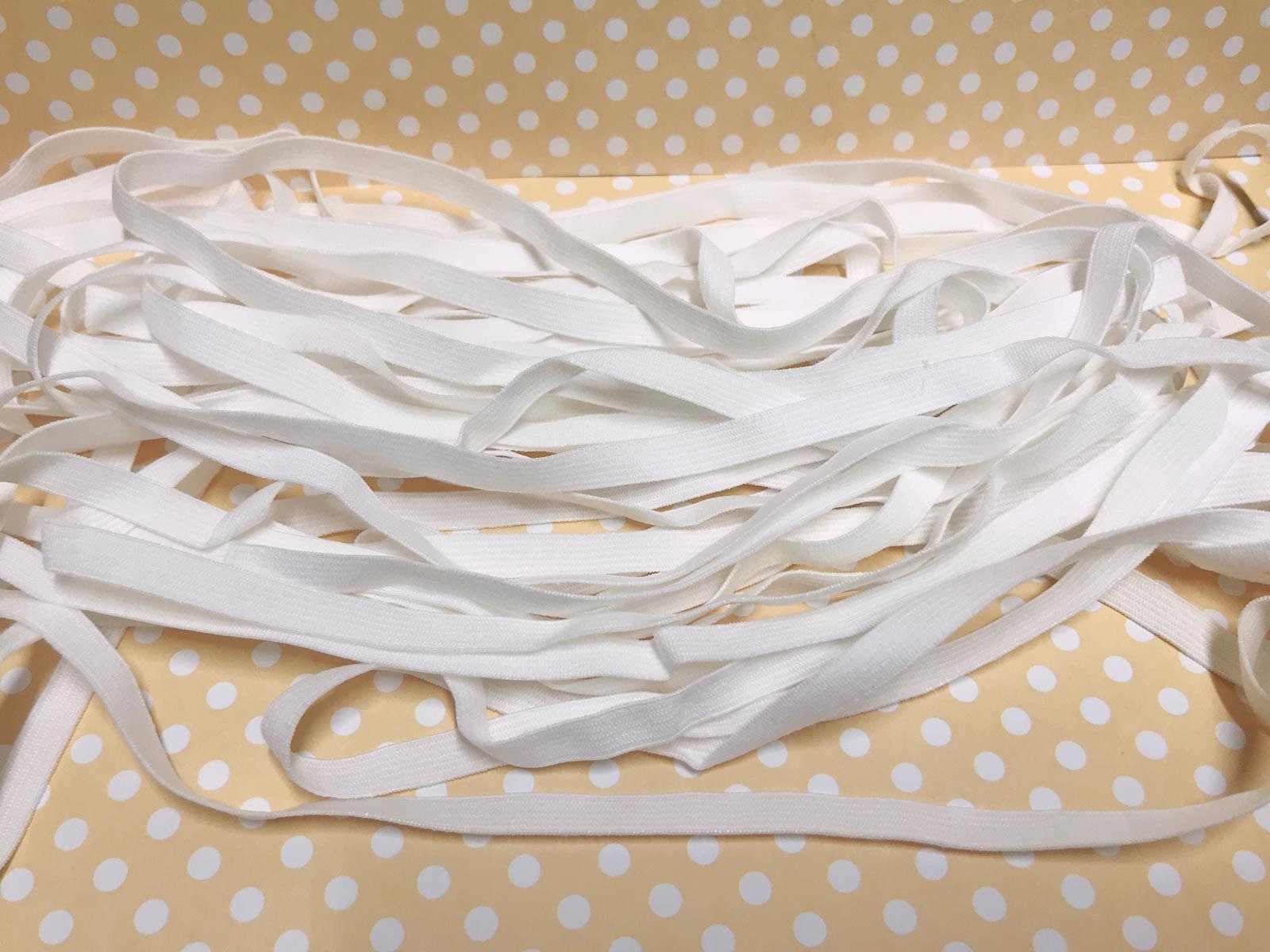 USA 10 Yards Soft Flat 1/4 Inch White Elastic Spandex Band - Etsy