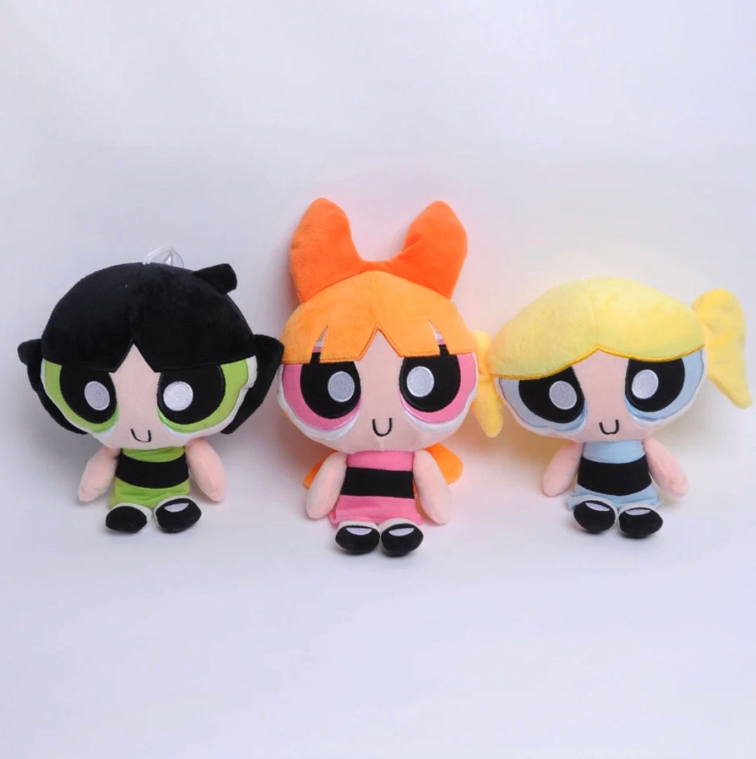 Powerpuff Girls Plushies Blossom Buttercup Bubbles Stuffed Toy Cute ...