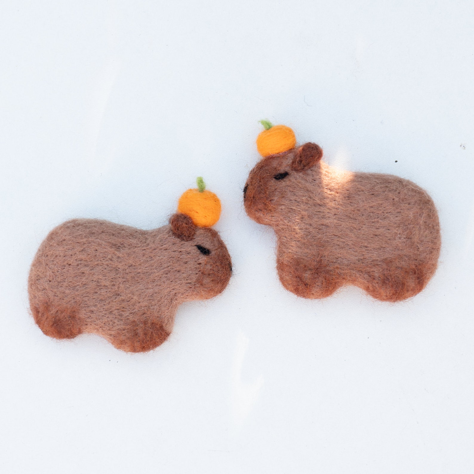 Brown Wool Felt Capybara Collection (brooch, Keychain, Bag Charm) - Etsy