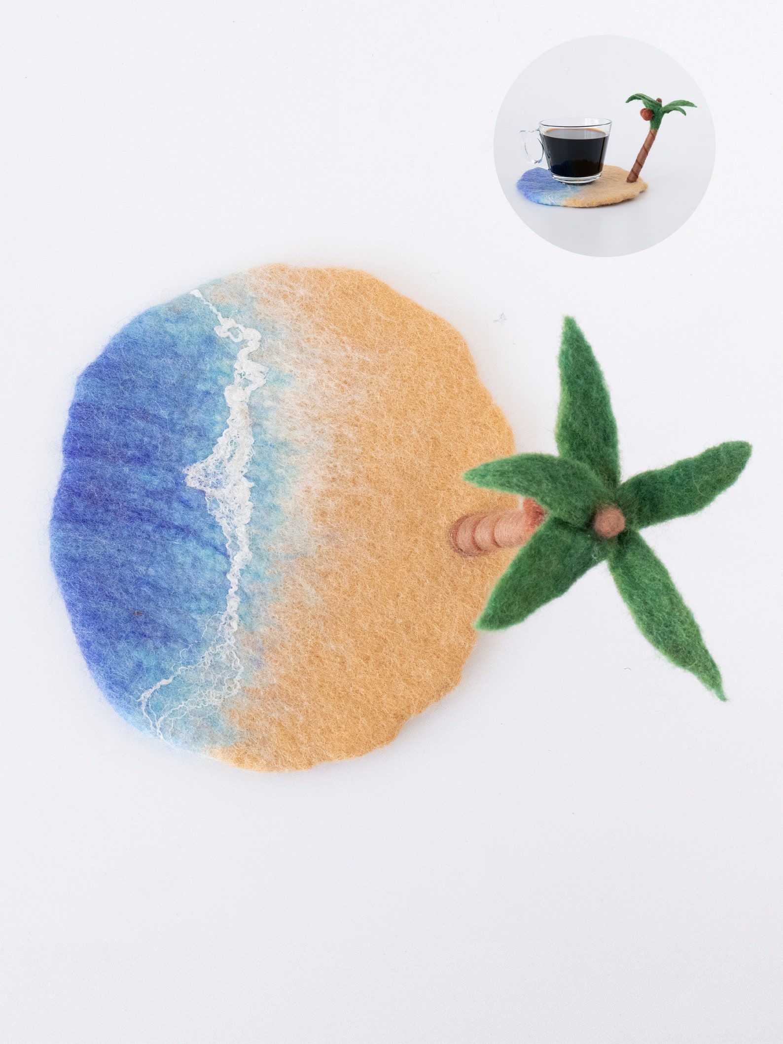 Handmade Wool Felt Coasters - Protect Your Furniture in Style - Etsy