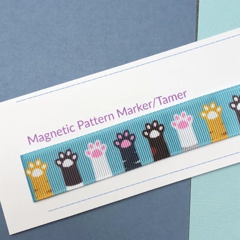 Magnetic Pattern Marker Tamer Guide Paws 19.5cm/a4/letter Size Knitting ...