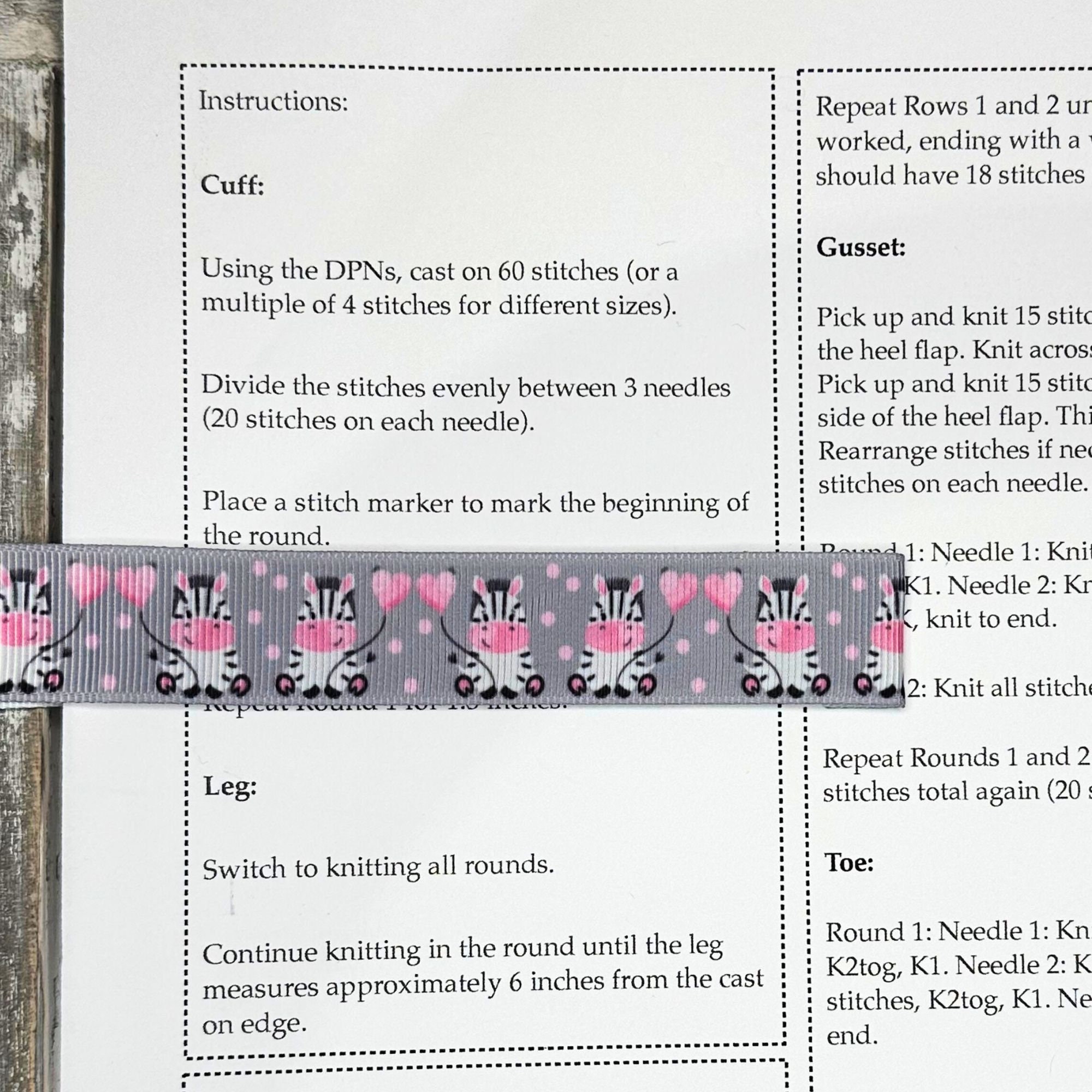 Magnetic Pattern Marker Guide - Zebra Love - 22cm/a4/letter Size - Etsy