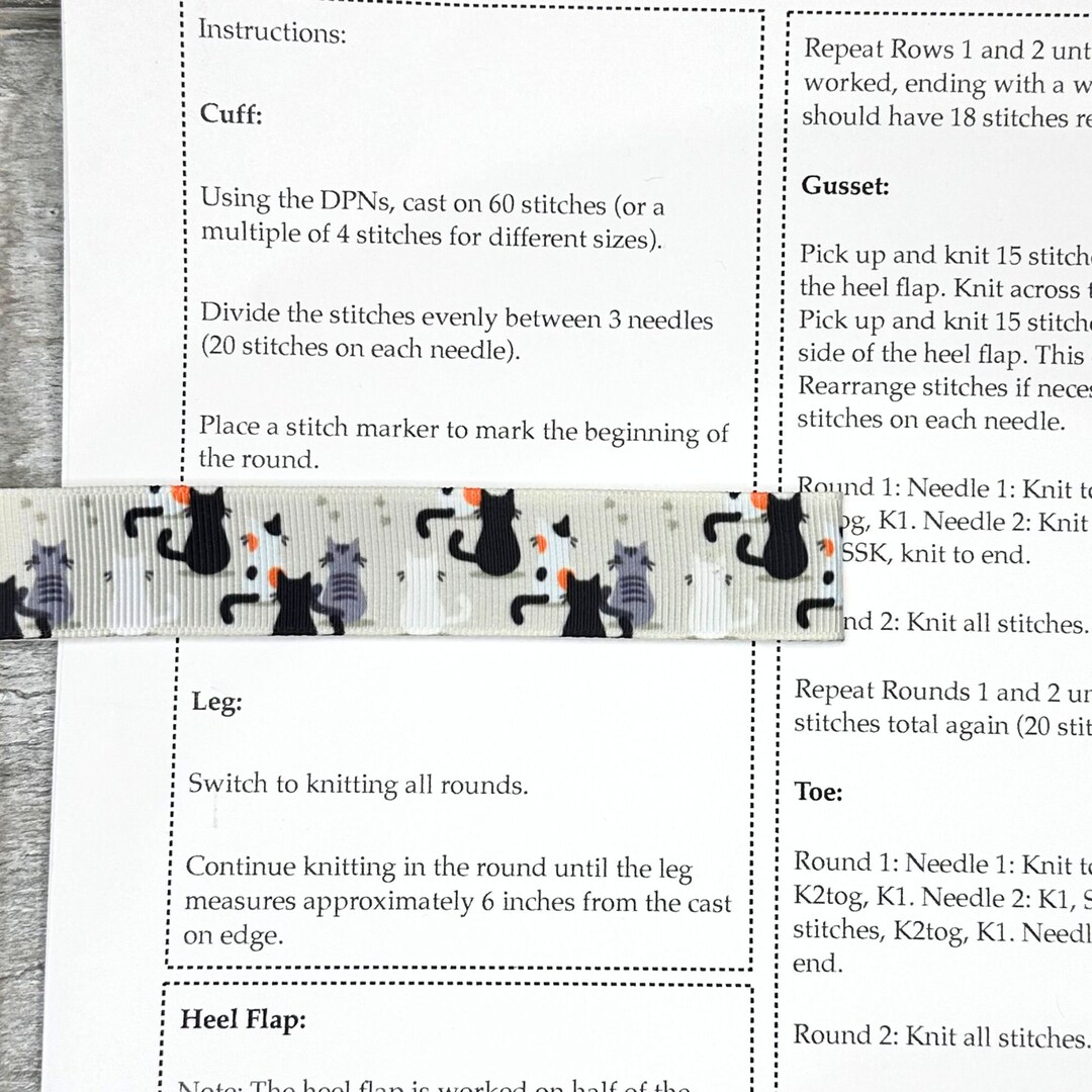 Magnetic Pattern Marker Guide Clowder of Cats 19.5cm/a4/letter Size - Etsy
