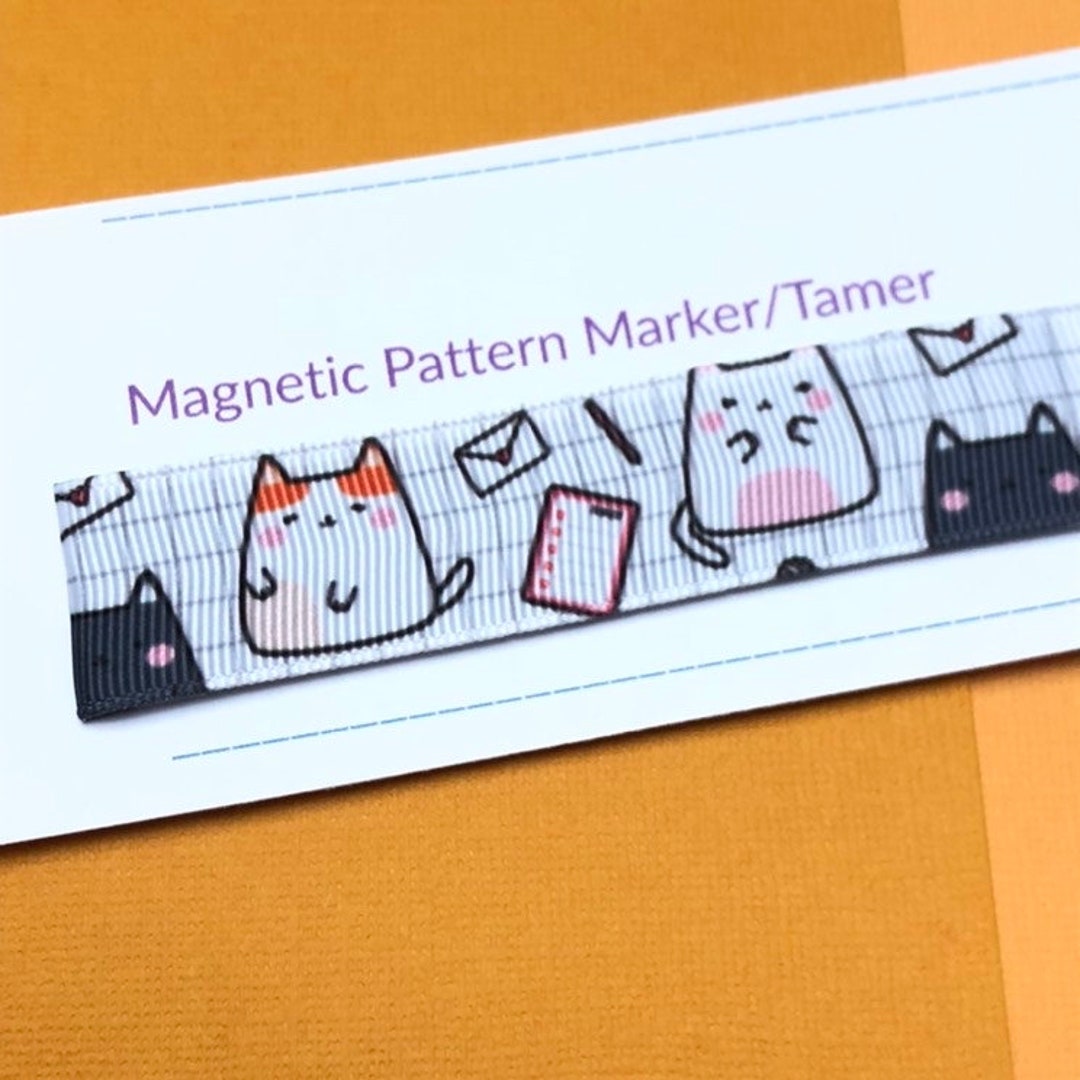 Magnetic Pattern Marker Tamer Guide Crafty Cats 19.5cm/a4/letter Size ...