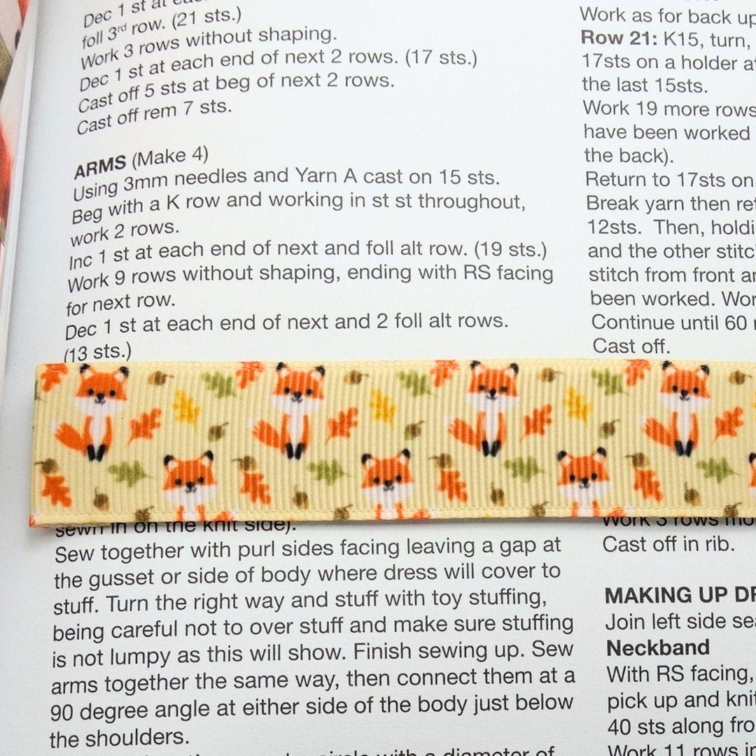 Magnetic Pattern Marker Tamer Guide - Fox & Leaves - 19.5cm/a4/letter ...