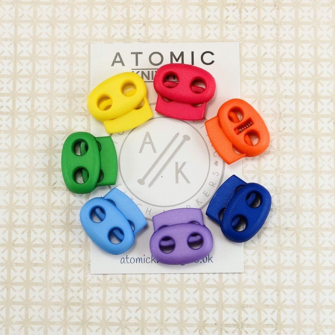 Stitch Stopper Locks for Knitting Needles up to 4.5mm | Choose Colour ...