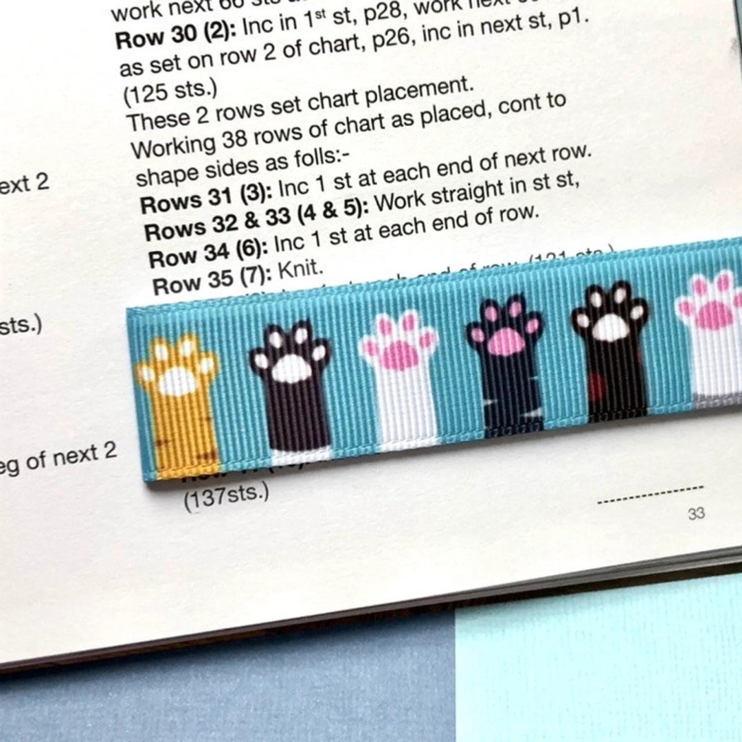 Magnetic Pattern Marker Tamer Guide Paws 19.5cm/a4/letter Size Knitting ...