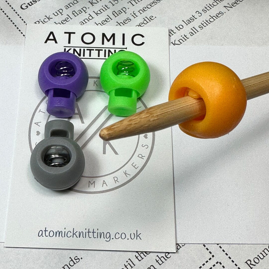 4 Stitch Stop Cord Locks for Circular Knitting Needles 5.5mm - Etsy