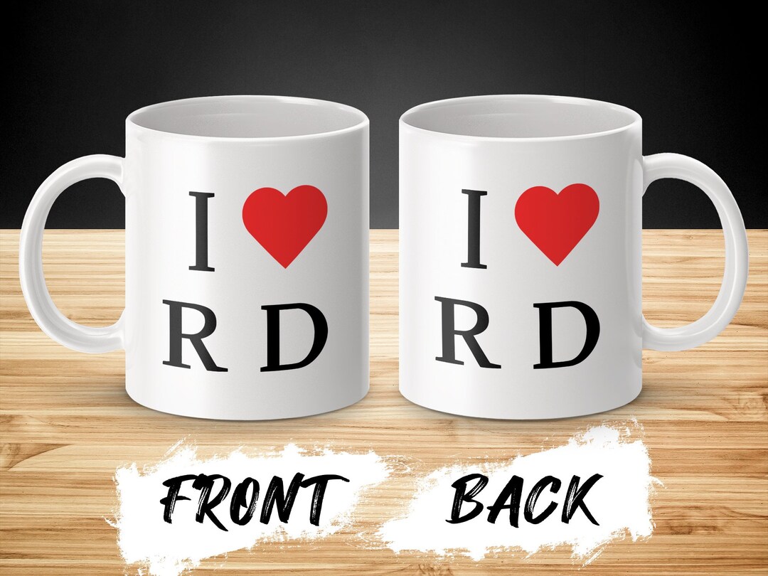 I Love Rhode Island Heart Design Coffee Mug Unique Graphic Red Heart