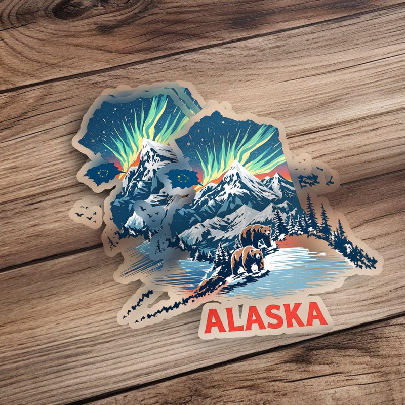 Alaska Car Decal - Etsy