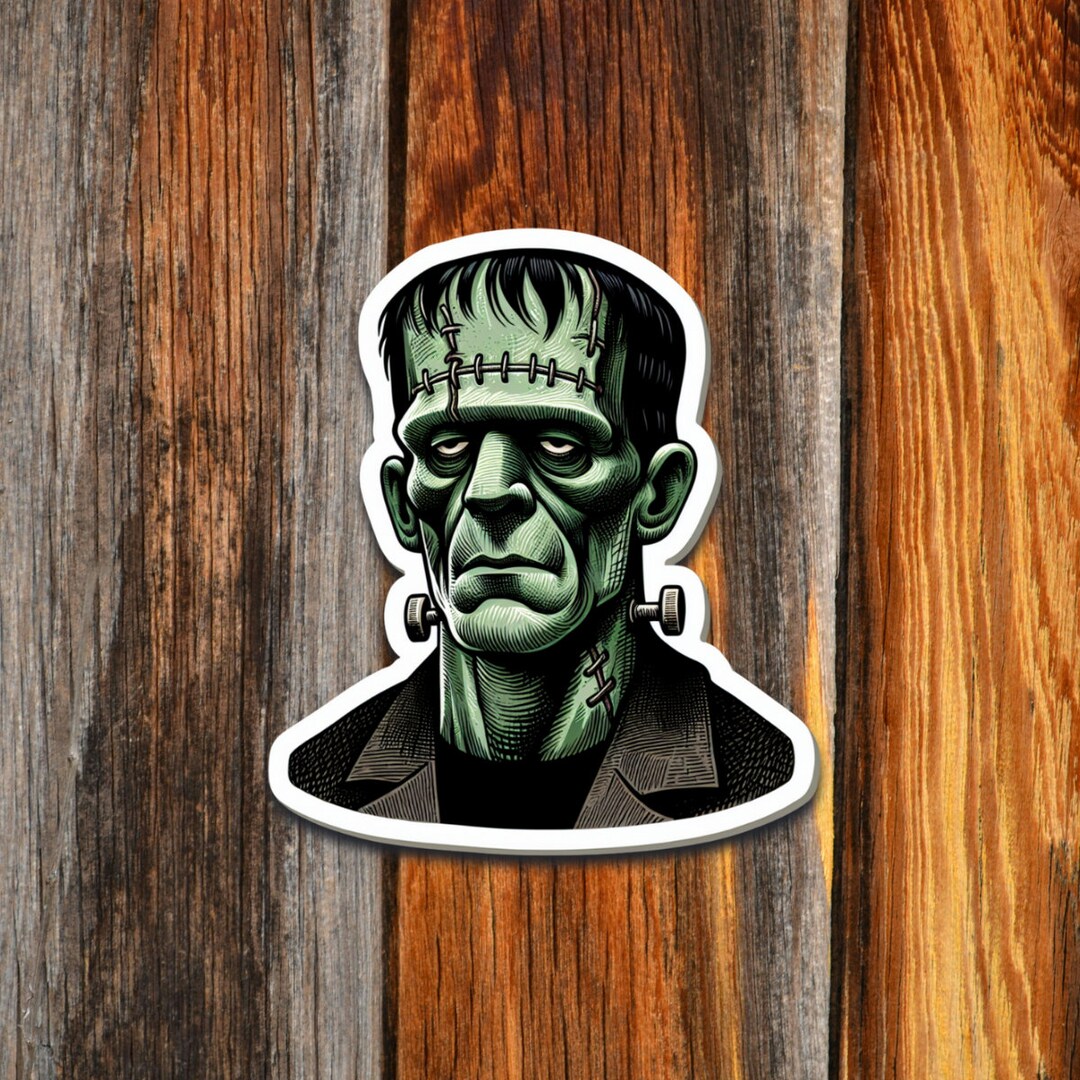 Frankenstein Monster - Epic Classic Fantasy Vinyl Sticker- Laptop ...