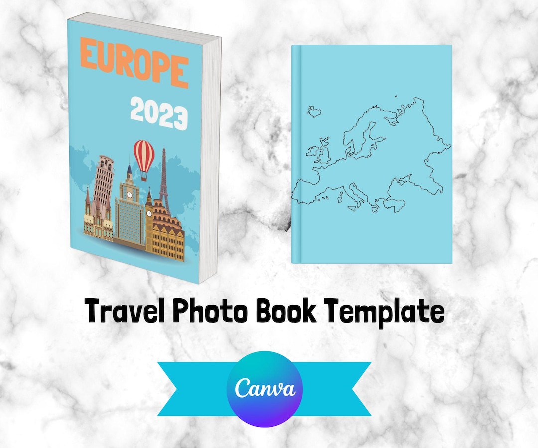 Europe Photo Book Template - Etsy