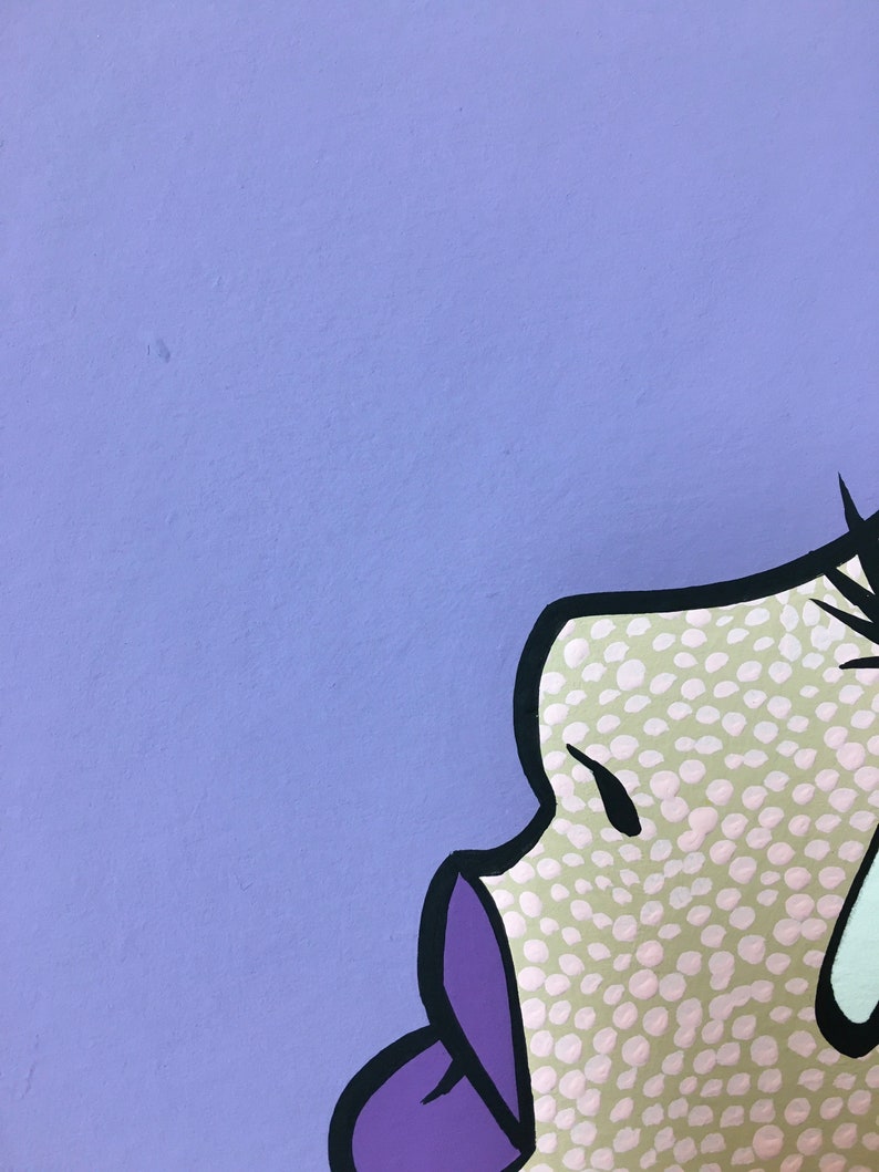 Ginger Crying Comic Girl Original Painting - Etsy