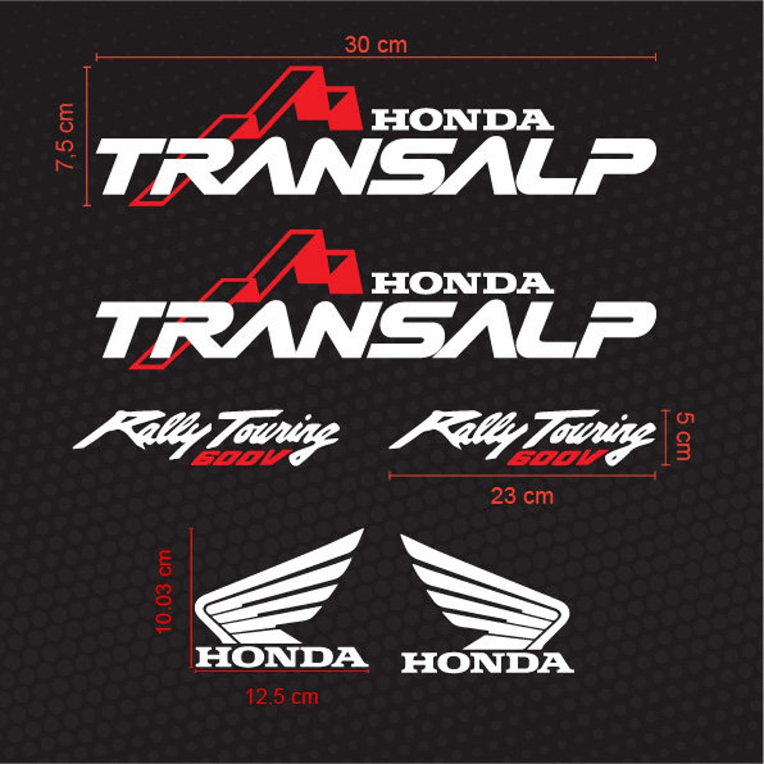 KIT 6 STICKERS Transalp Pre-spaced Decal Stickers for Motorbikes - Etsy