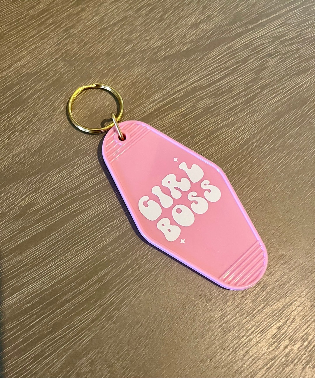 Retro Motel Keychain Girl Boss Keychain Mom Keychain Gifts for Mom - Etsy