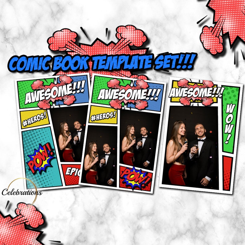 Kids Themes Photo Booth Template Bundle Set, Disney, Birthdays ...