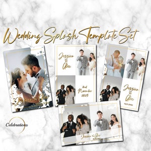 Stunning Photo Booth Template Bundle - 45 Photo-booth Overlays! Wedding ...