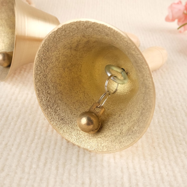 Personalized Carved Wooden Bell, Teacher Bell, Carved Dinner Bell ...