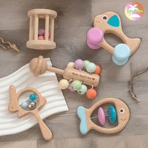 Personalised Wooden Musical Instruments Set, Custom Wooden Percussion ...